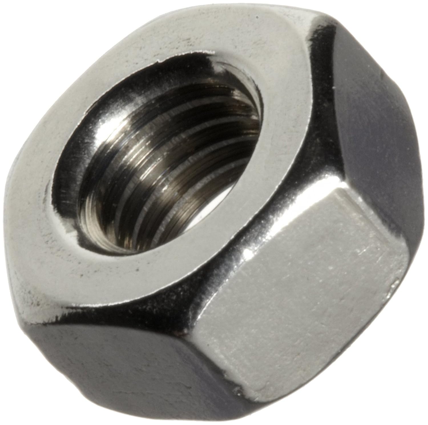Amazon | 303 Stainless Steel Hex Nut, Plain Finish, Right Hand Threads ...