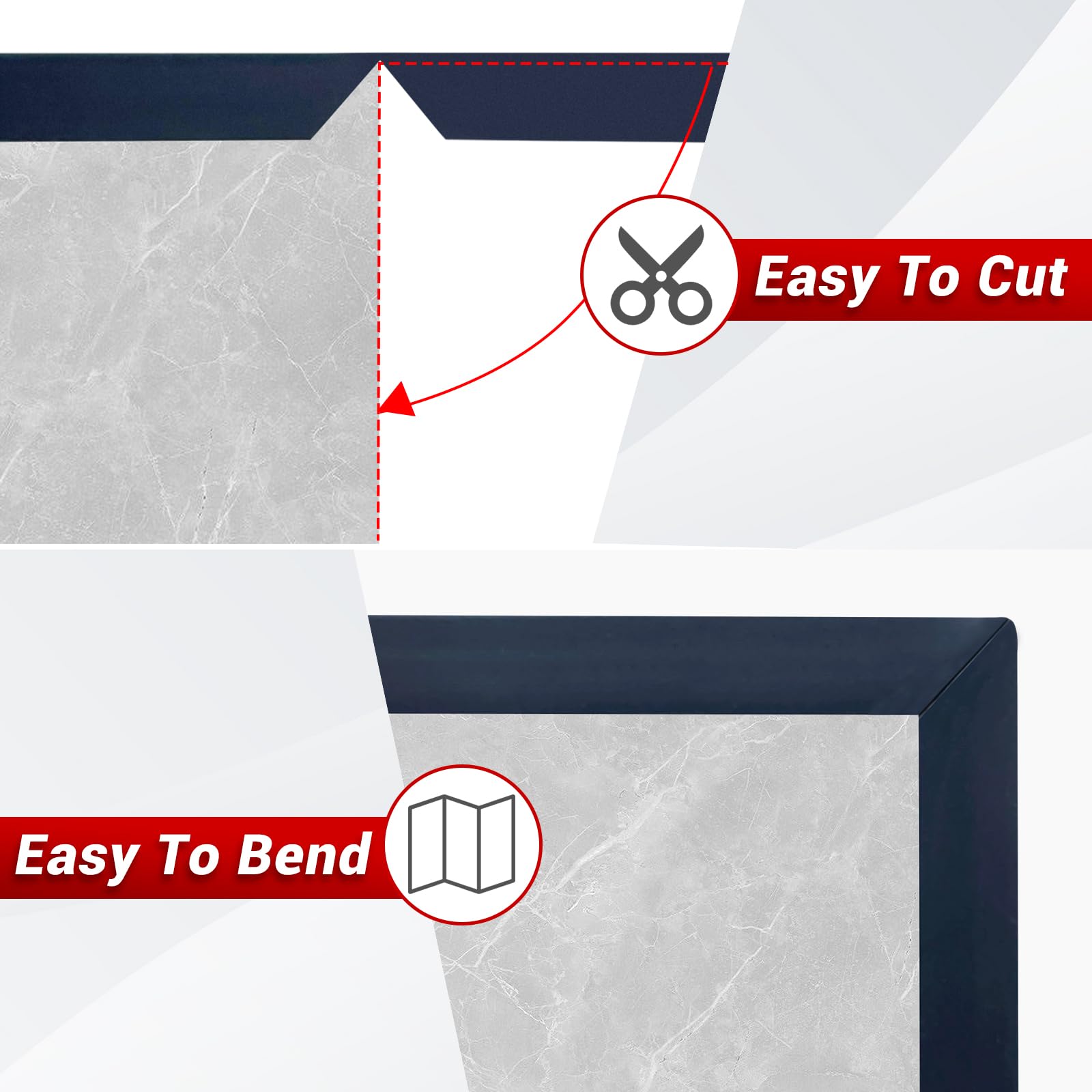 Snapklik.com : Flexible L-Shaped Rubber Edge Trim - 90 Degree Tile ...