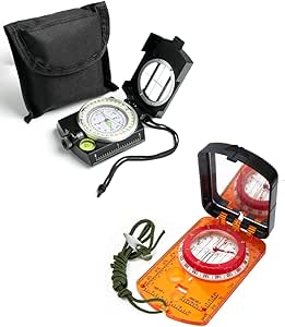Amazon.com : Sportneer Military Grade Lensatic Compass - Waterproof ...