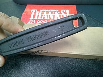 WORKPRO Adjustable Wrench, 6-inch Heavy Duty Spanner with Inch/Metric ...