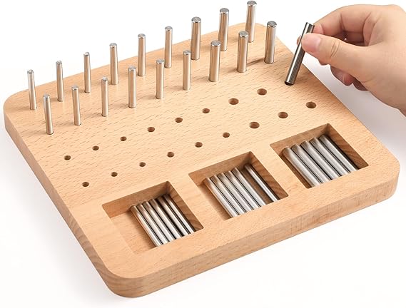 Amazon.com: Wooden Peg board for Occupational Therapy with 3 Sizes of ...