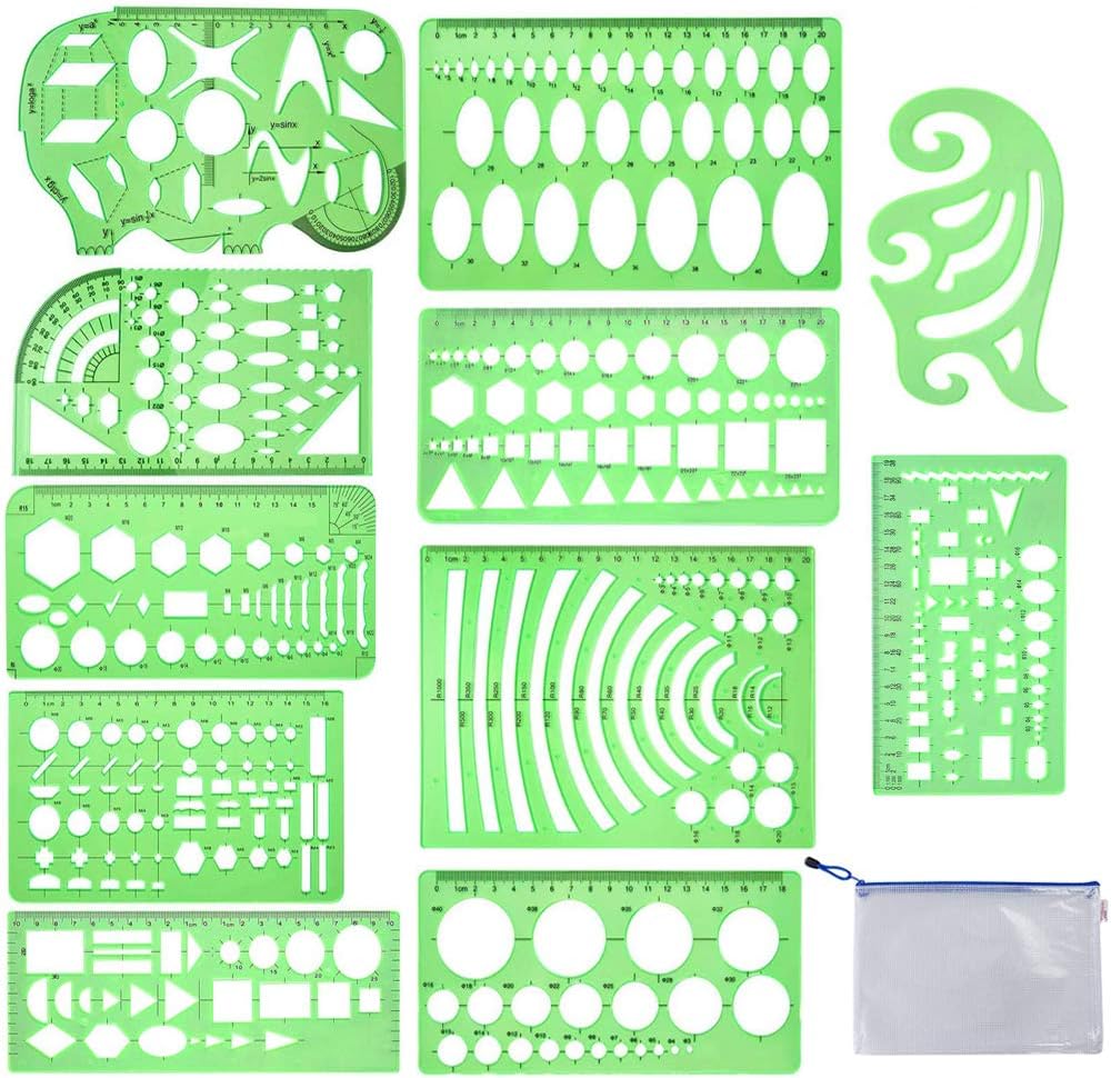 STAEDTLER Mars 576 01 F Circle Template - Transparent (Pack of 1 ...