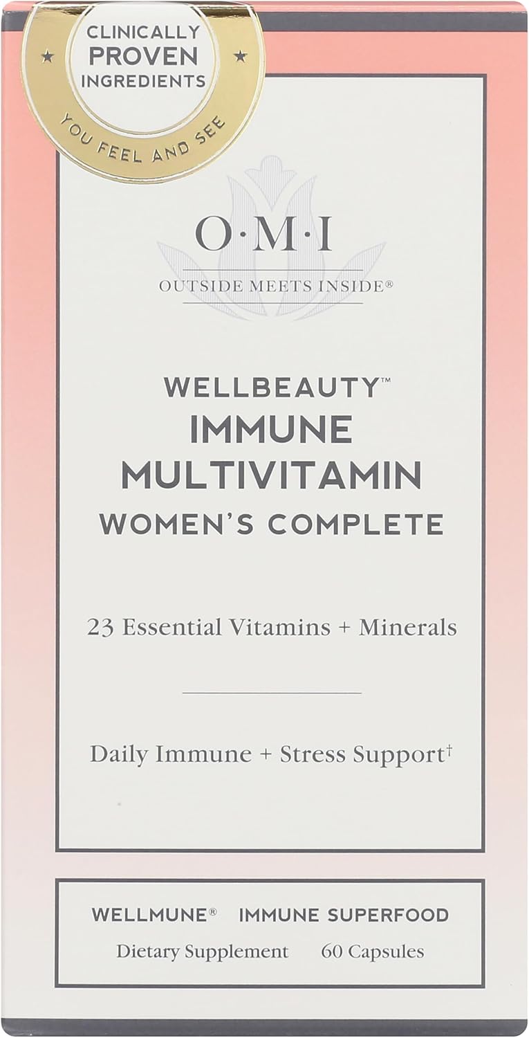 Amazon.com: WELLBEAUTY OMI Women's Immunity & Stress Multivitamin with ...