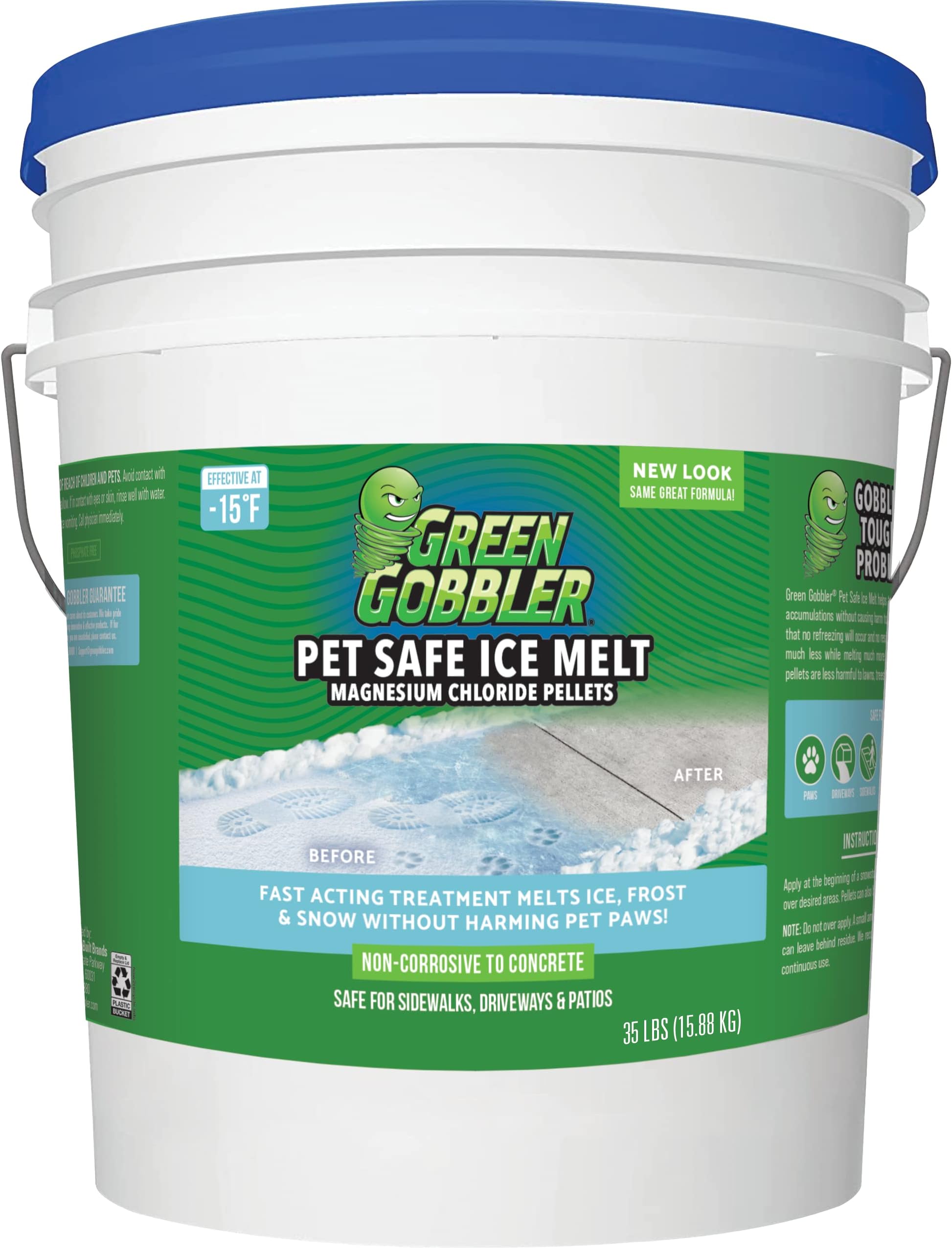 Amazon.com : Green Gobbler Pet Safe Ice Melt Fast Acting Treatment ...
