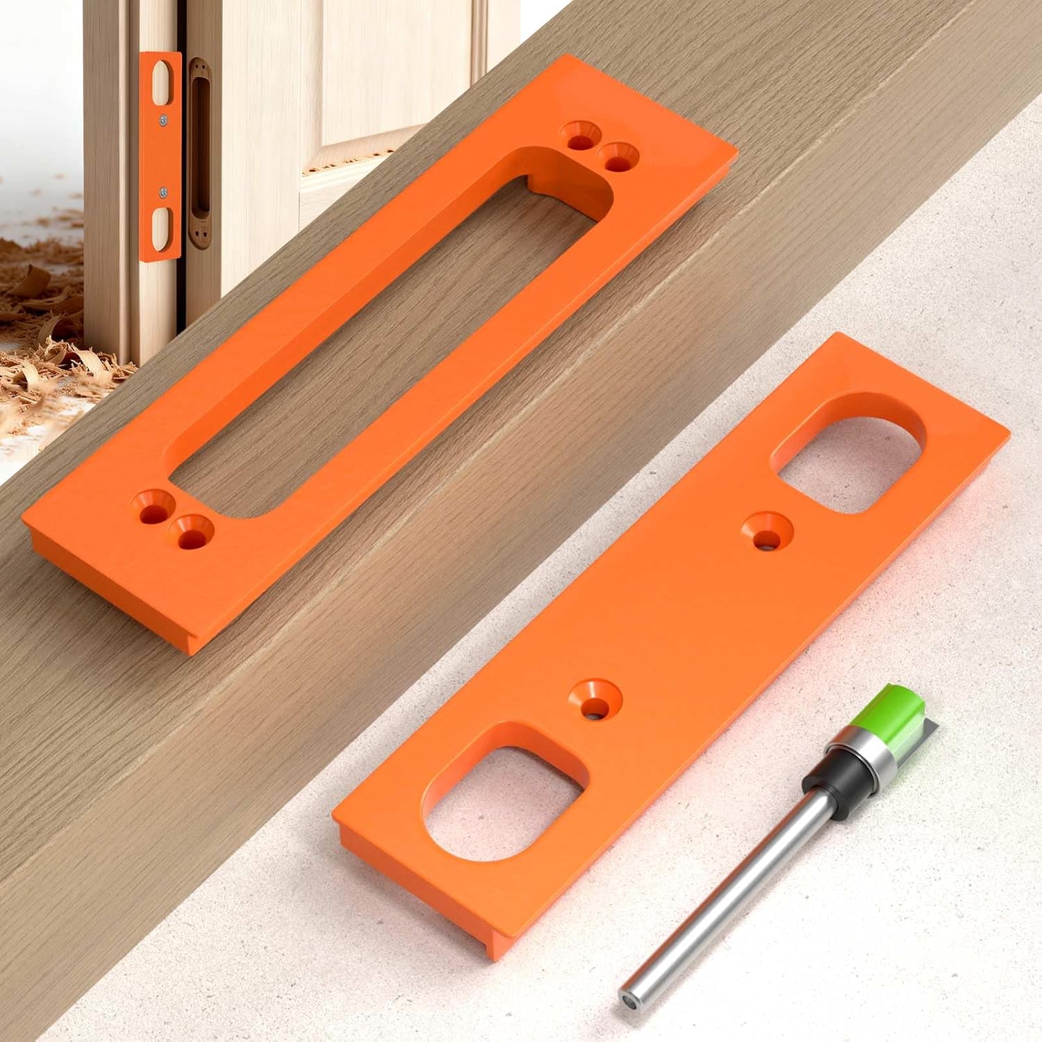 Amazon.com: Hidden Door Hinge Jig, Concealed Hinge Slotting Template ...