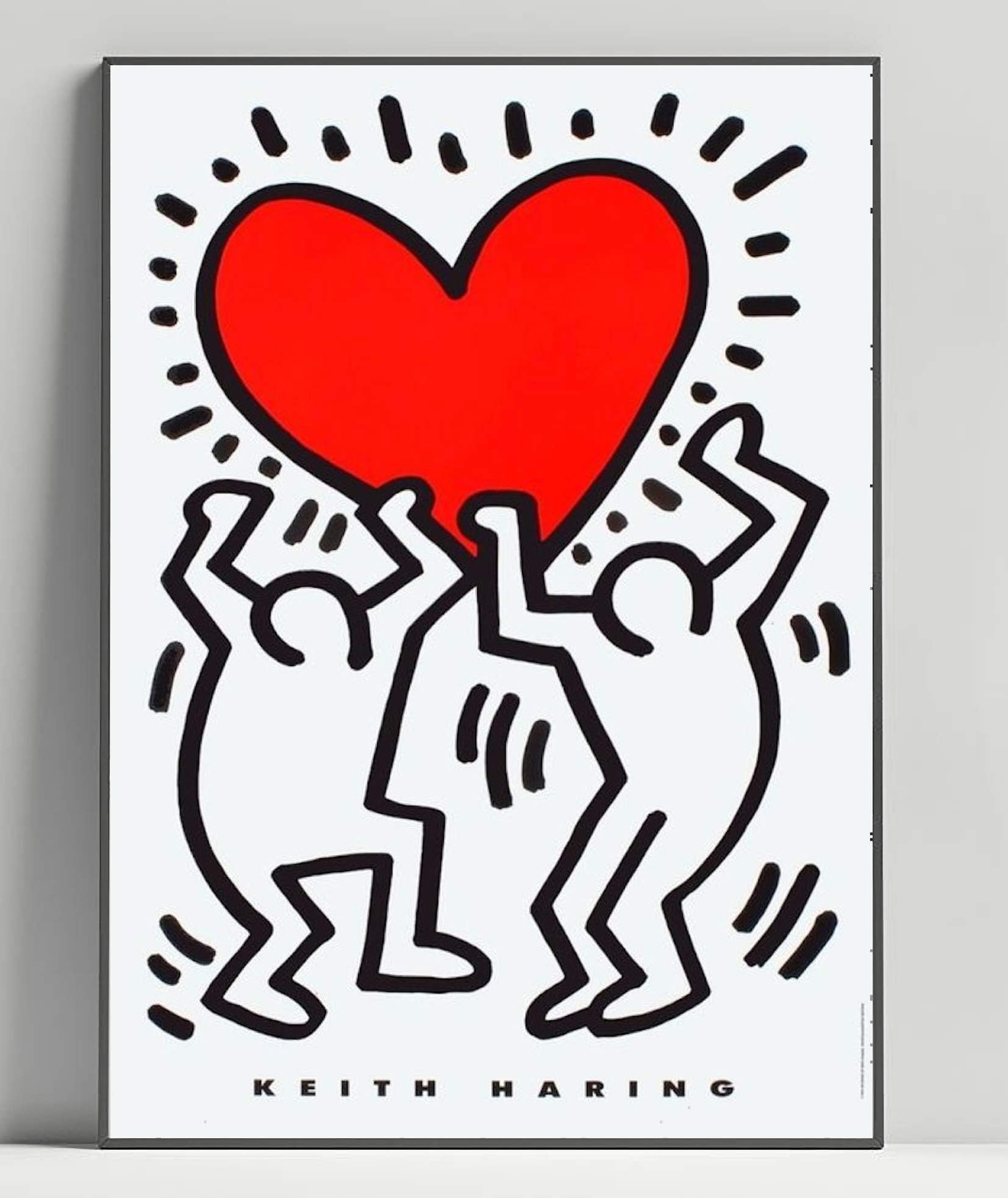 Amazon.com: Bruce McGaw Statue of Liberty, 1986 by Keith Haring 8"x11 ...