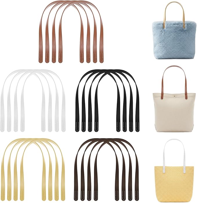 Amazon.com: 20 Pcs 24.8"L Leather Purse Handles, Premium Leather Purse ...