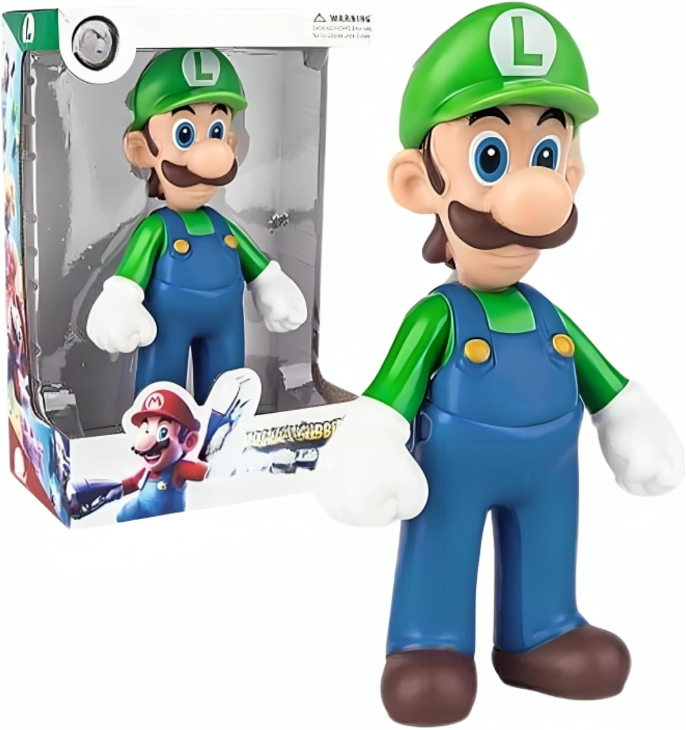 MR. GADGETS Figura Luigi 24 cm, Muñeco Decoración Super de Videojuegos ...
