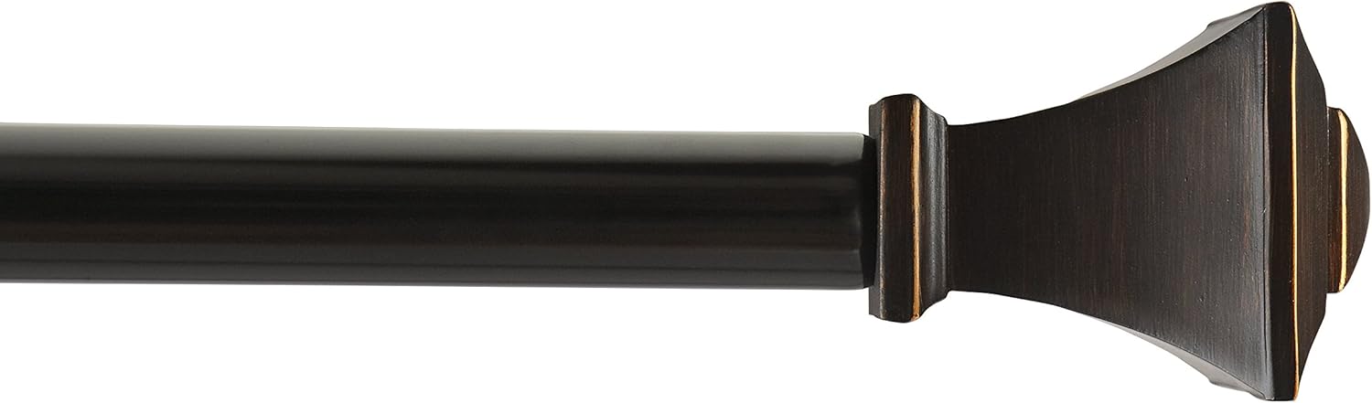 Amazon.com: Home Decor Int'l JP-24105ABR Corton Drapery Rod Set, 36-72 ...