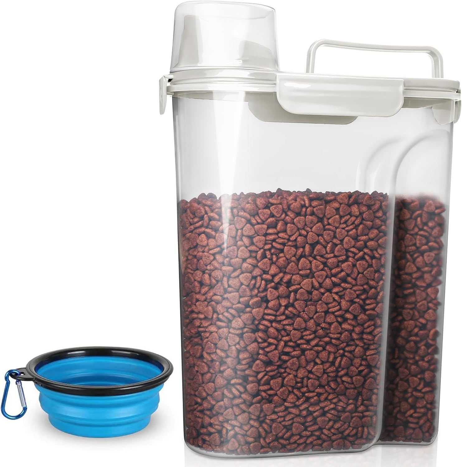Amazon.com: TIOVERY Dog Food Storage Container, 5-7 Lbs Airtight Pet ...