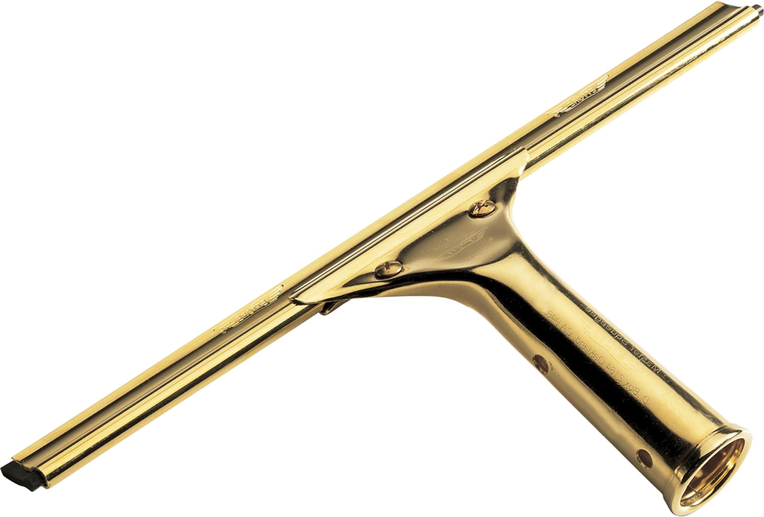 Amazon.com: Ettore Brass Squeegee, Rubber Blade, LW, Changeable Blade ...