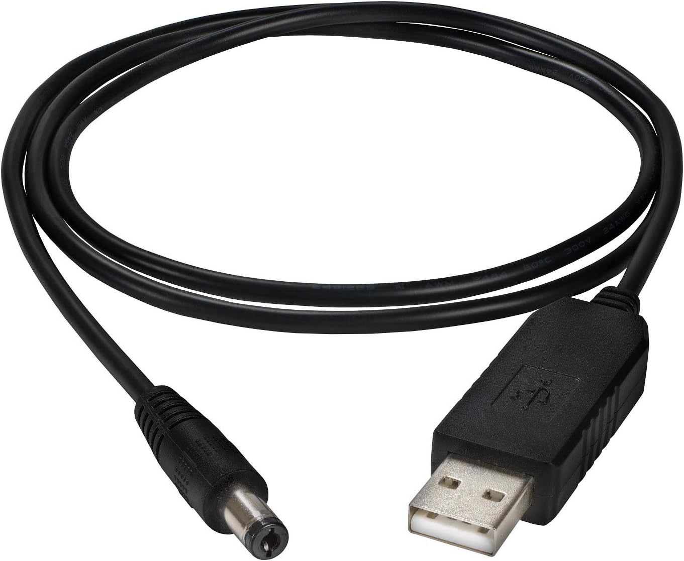 Nomel USB to DC Convert Cable - 5V to 12V Voltage Step-Up With DC Jack ...