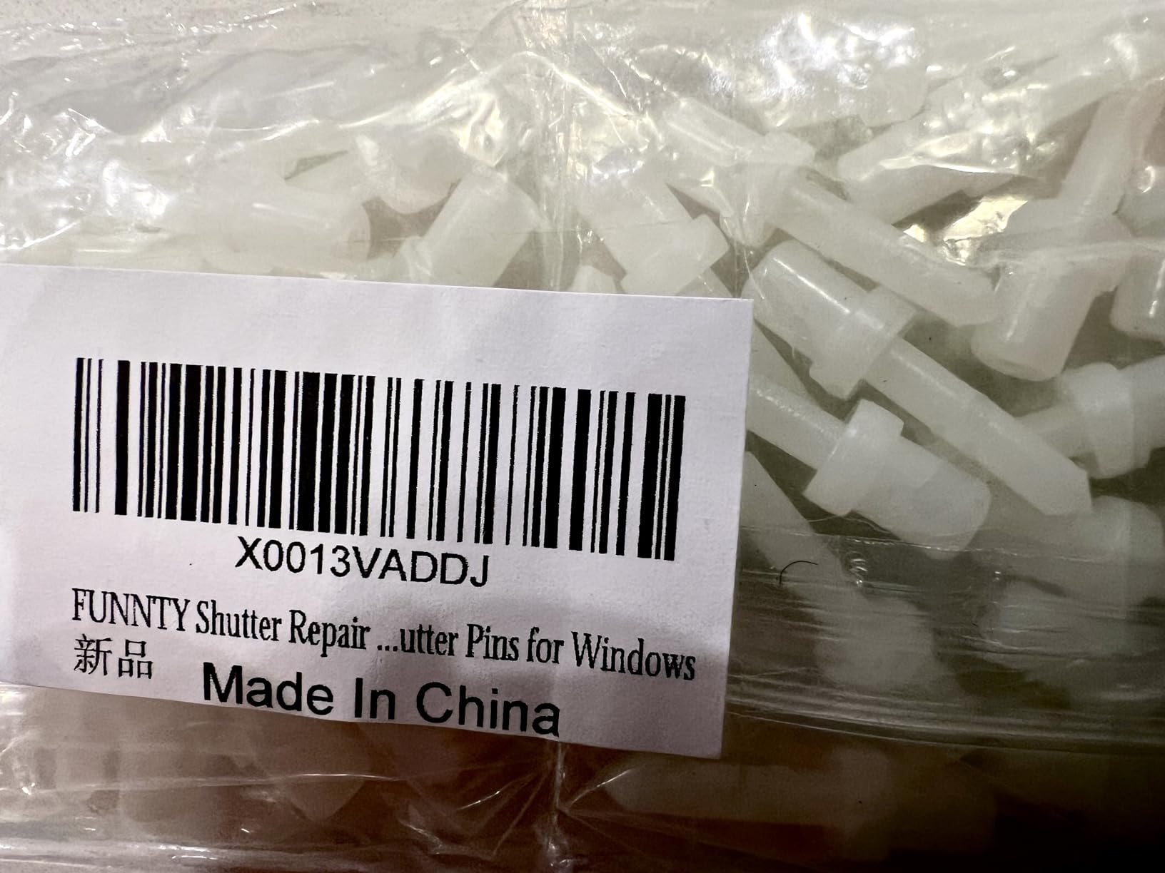 FUNNTY Shutter Repair Pins, 60Pcs Replacement Repair Pins, Shutter ...