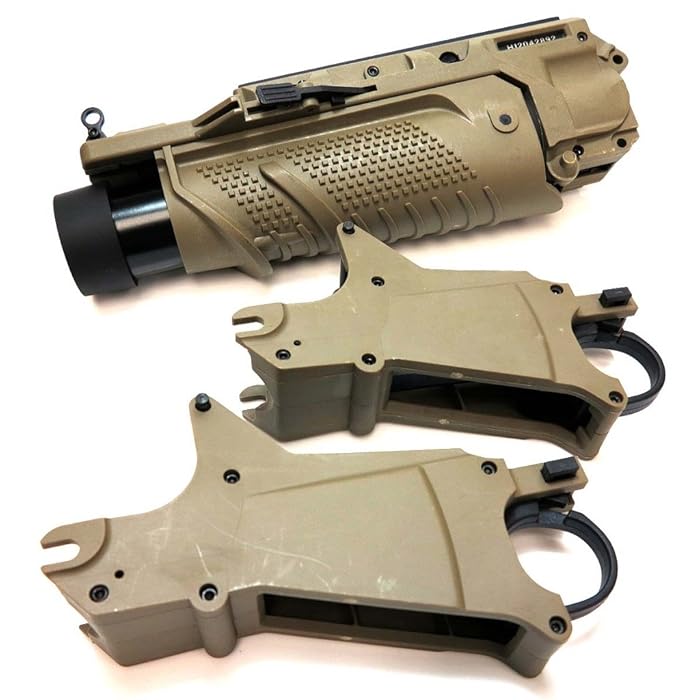 Buy Airsoft Shooting Gear EGLM 40mm SCAR Grenade Launcher Dark Earth ...