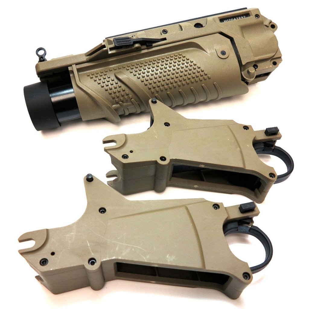 Buy Airsoft Shooting Gear EGLM 40mm Grenade Launcher Dark Earth Online ...