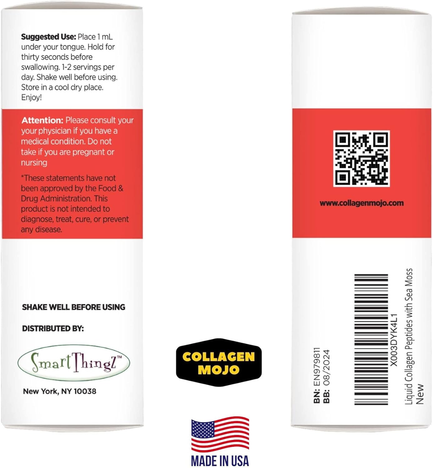 Collagen Mojo Colageno Hidrolizado para Mujeres y Hombres con Musgo ...