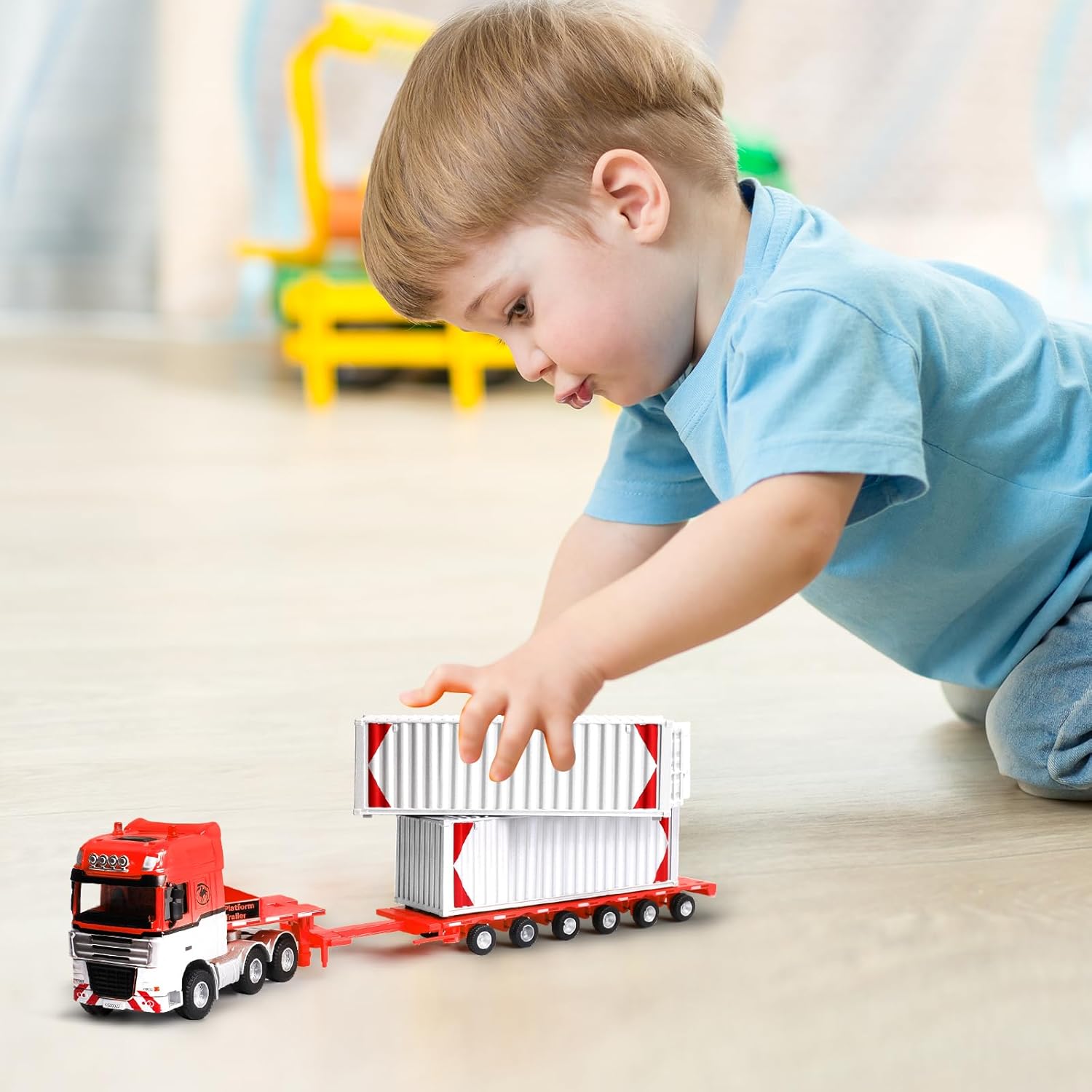 Fubarbar – Juego de camión de transporte telescópico de transporte 150 ...