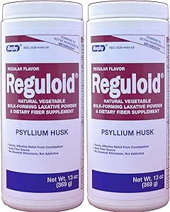 Amazon.com: Reguloid Psyllium Husk Natural Vegetable Bulk Forming ...