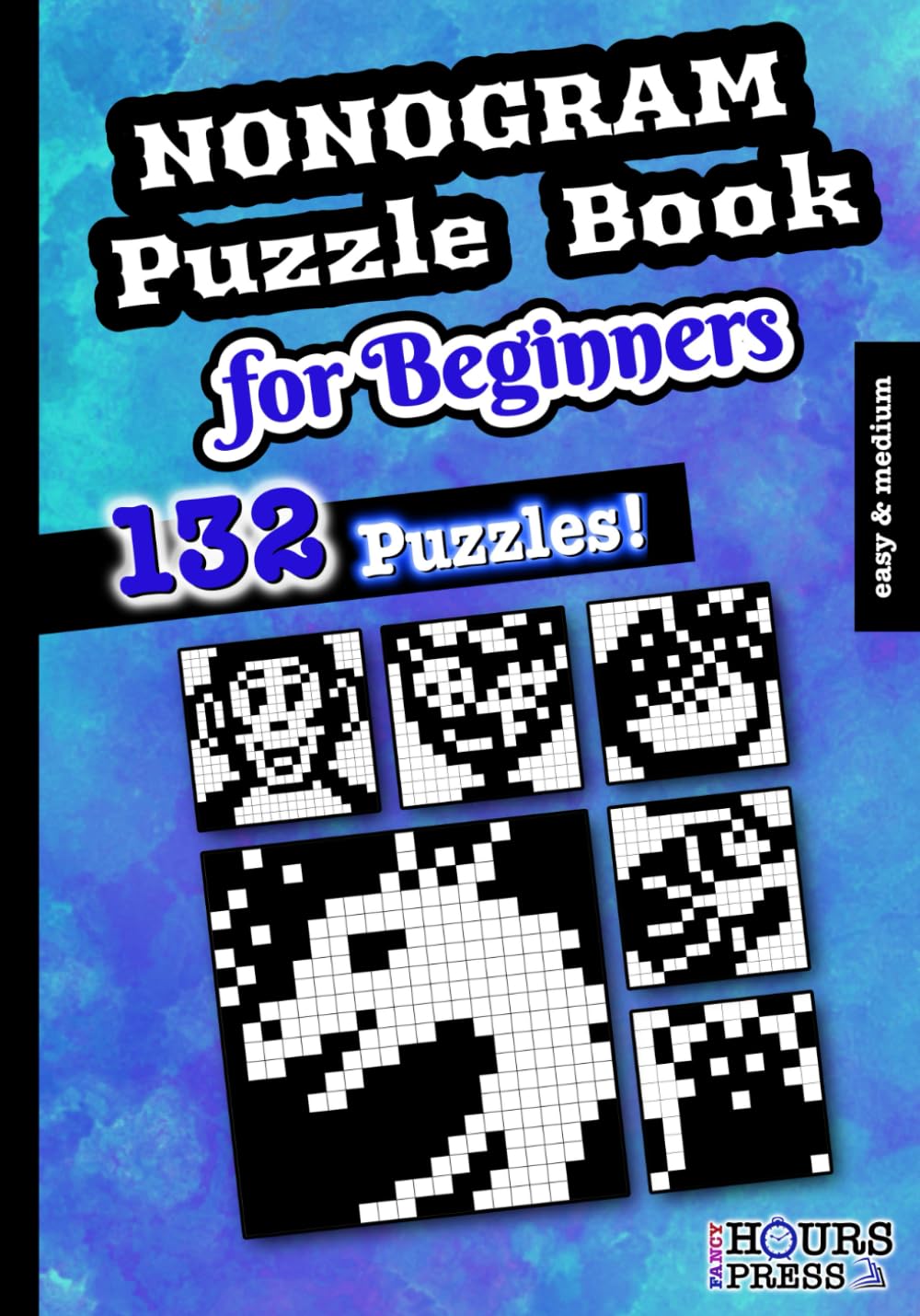 Amazon.com: Nonogram Puzzle Book: 132 Easy & Medium Picture Logic Brain ...