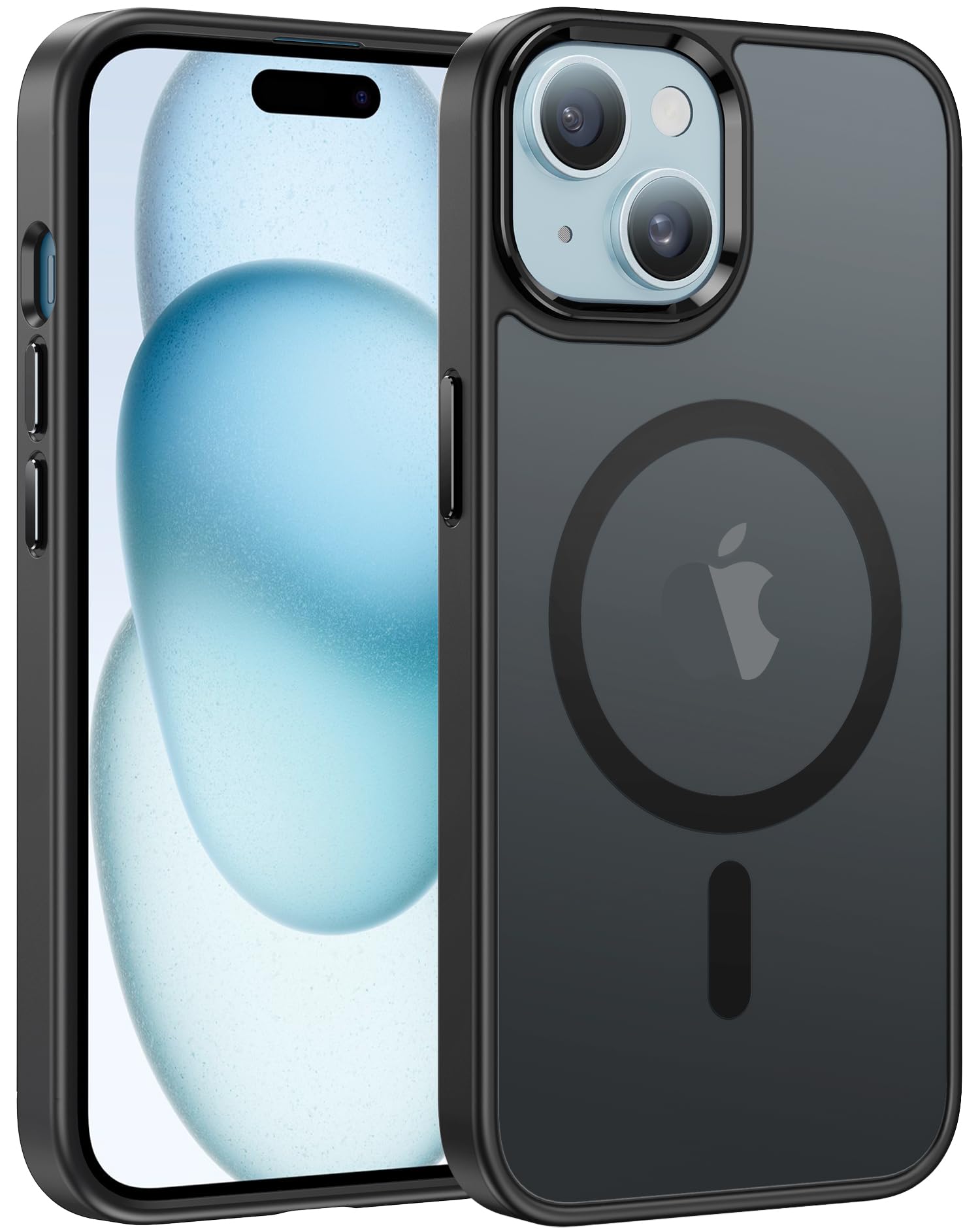 FNTCASE for iPhone 15 Case Matte: for iPhone 14 Case Slim Translucent ...