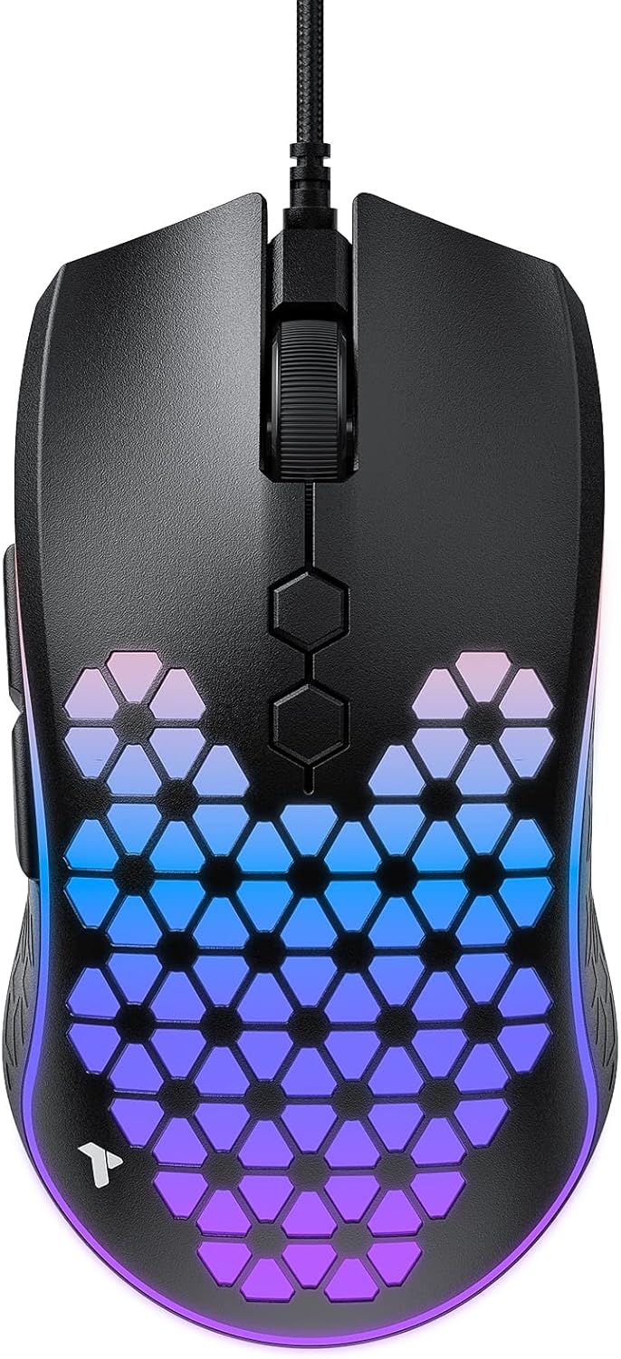 Amazon.com: TECURS Wired Gaming Mouse - 16000 DPI Wired Mouse Gaming ...