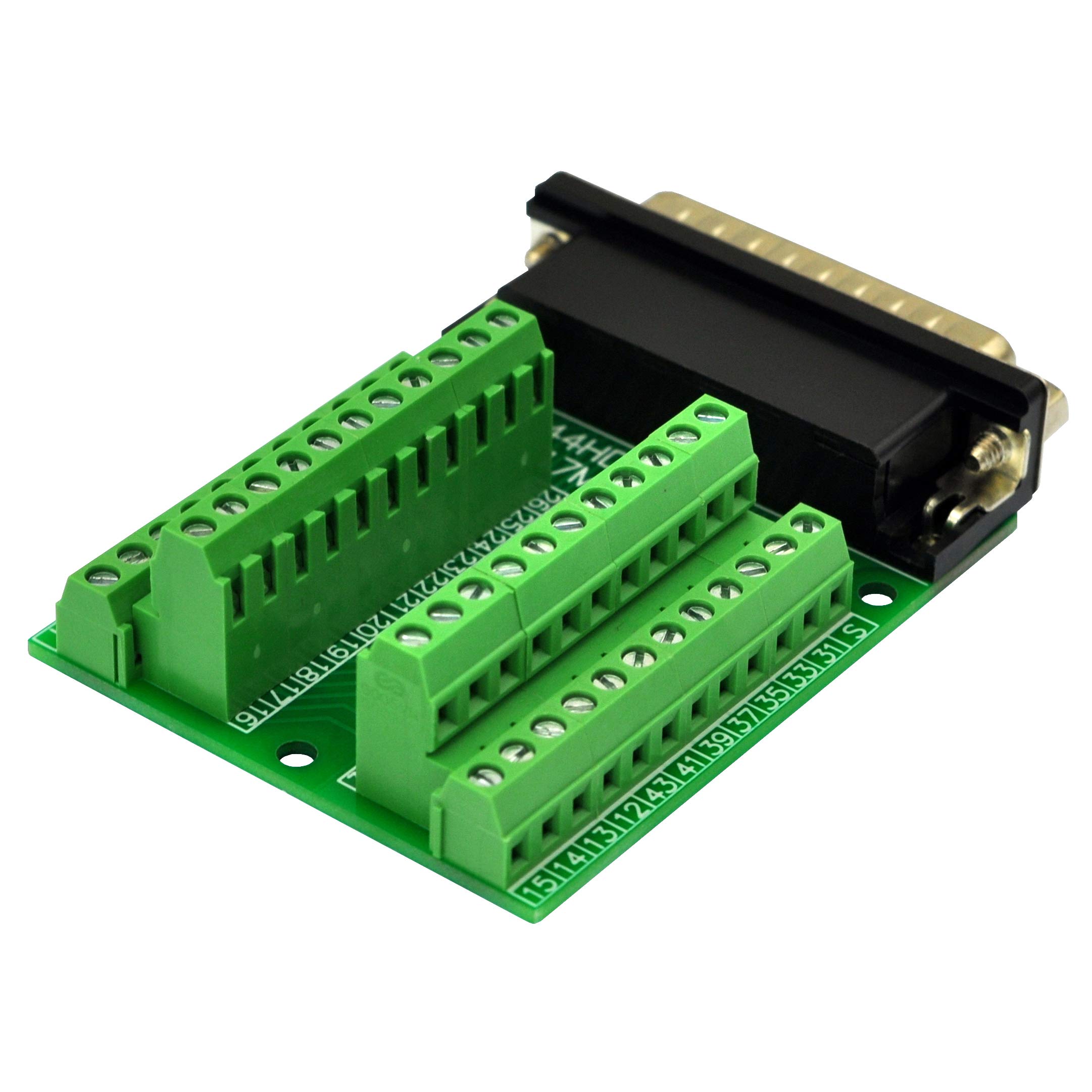 Snapklik.com : Slim Right Angle D-SUB Header Breakout Board Terminal ...