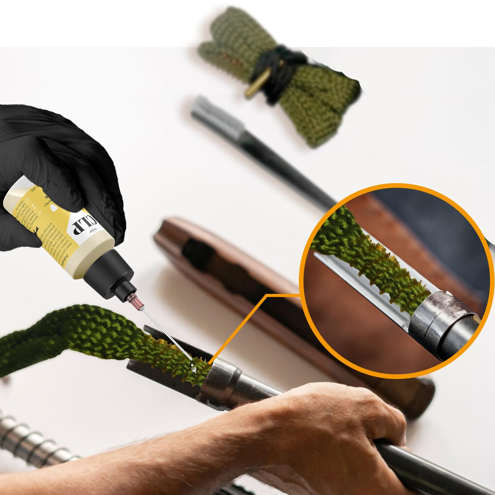 Snapklik.com : Gun Cobra Bore Cleaning Combo Kit & CLP, 4445 Caliber ...