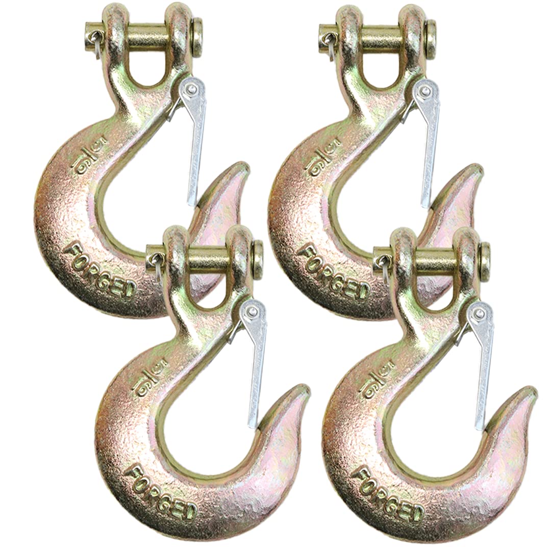 For Towing Boxer 10 Pack - 3/8” Grade 70 Forged Clevis Slip Hook With ...