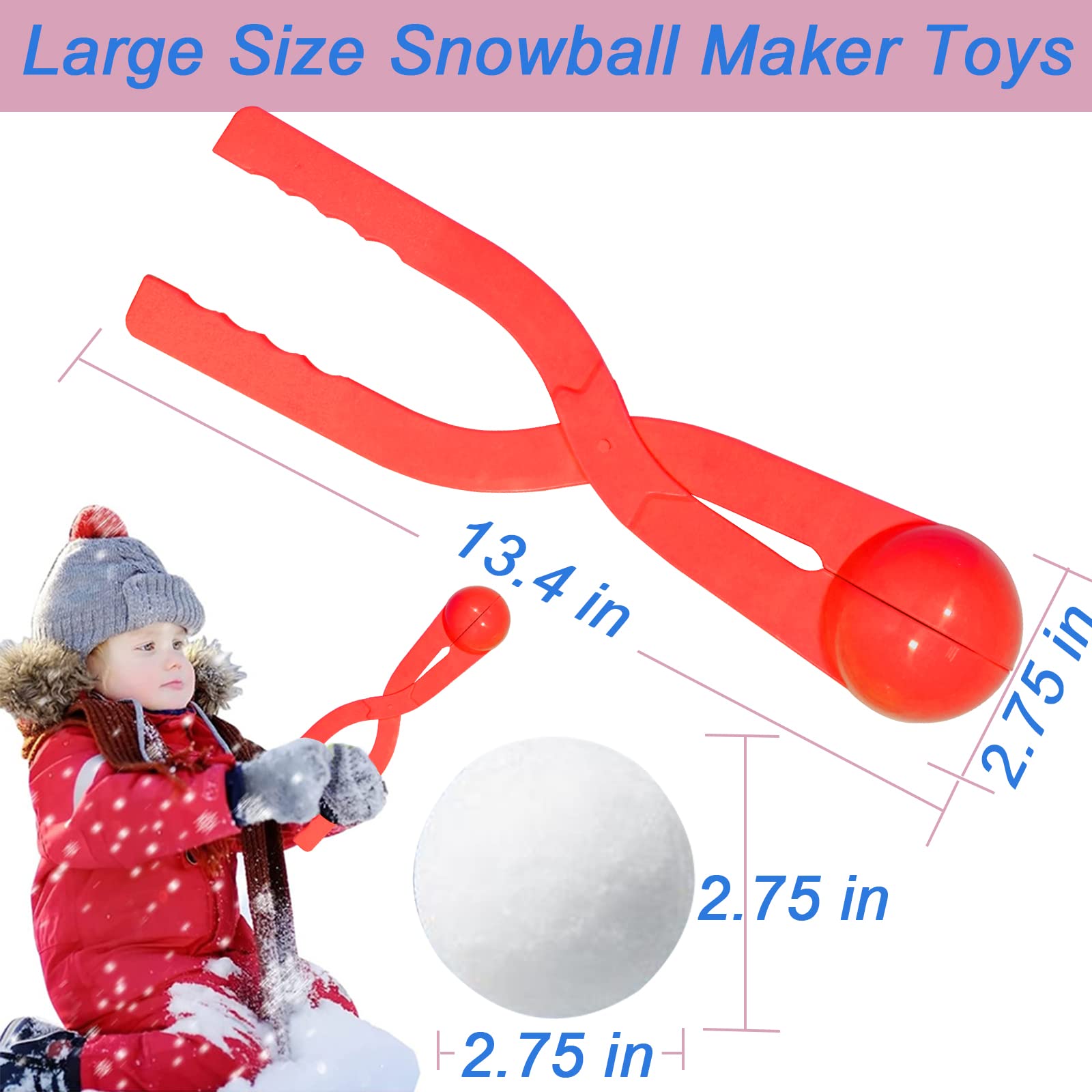 Snapklik.com : Snowball Maker Toys, Snow Toys For Kids Outdoor, Fun ...