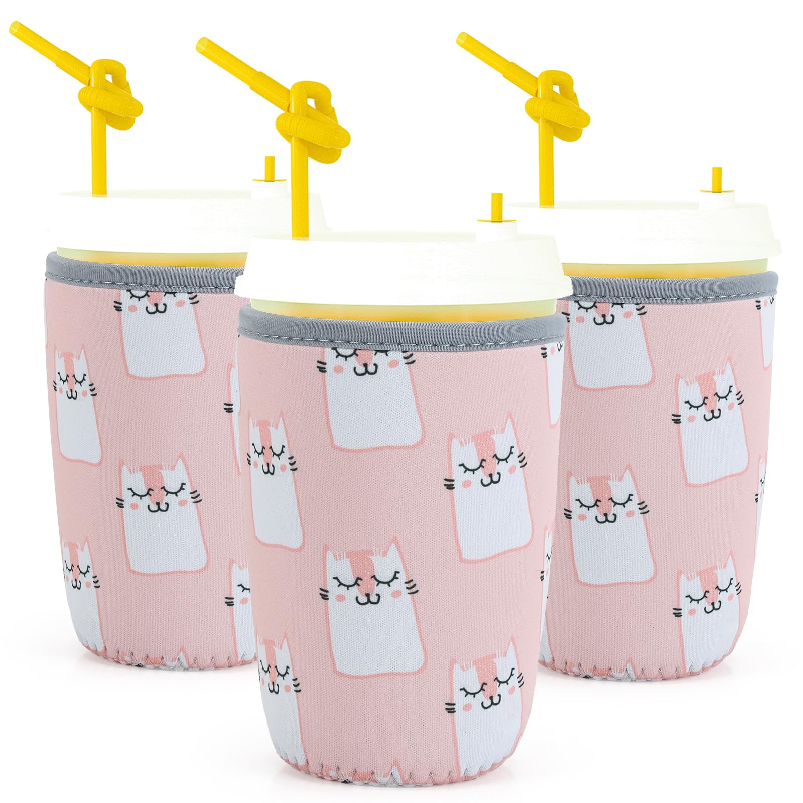 Amazon.com: Occintex Reusable Insulated Cup Sleeve for Iced Coffee ...