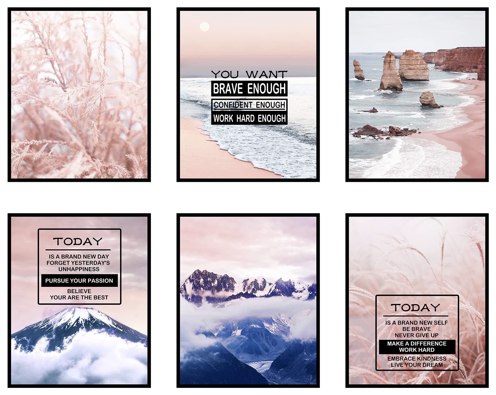 Motivational Wall Art Inspirational Wall Art Motivational Posters Wall ...