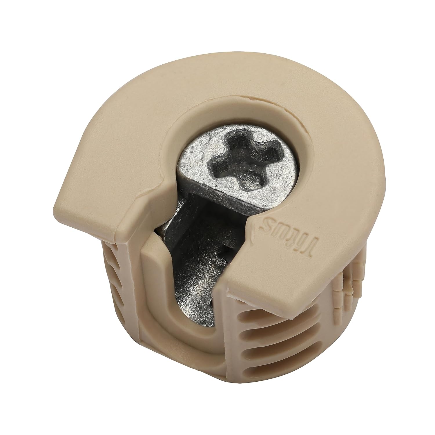 Titus 10 Pack System 6 Cam Connector for 19mm Panel, Drop-In, Almond ...