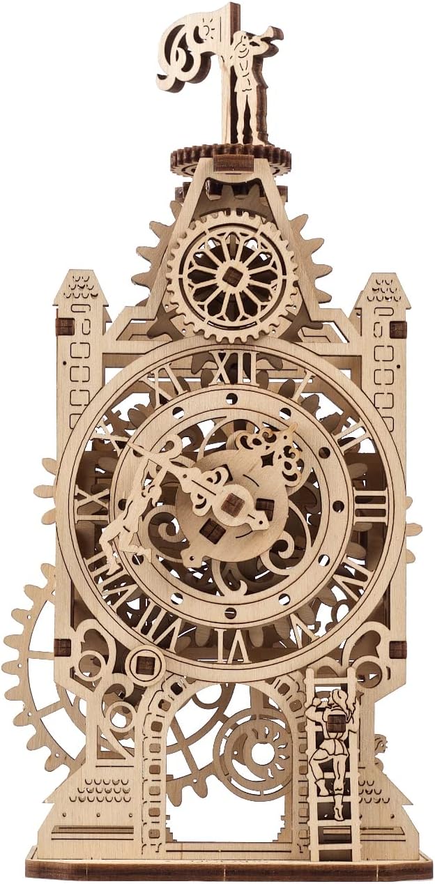 Amazon.com: UGEARS Old Clock Tower 3D Wooden Puzzle - Wooden Mechanical ...