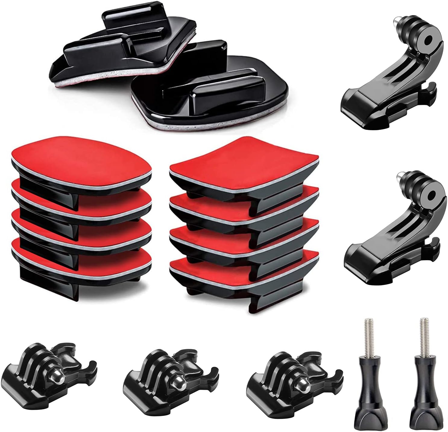 Amazon.com : Helmet Adhesive Sticky Mounts and Buckle Accessory Kit ...