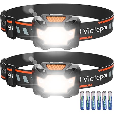 Vont LED Headlamp [Batteries Included, 2 Pack] IPX5 Waterproof, with ...