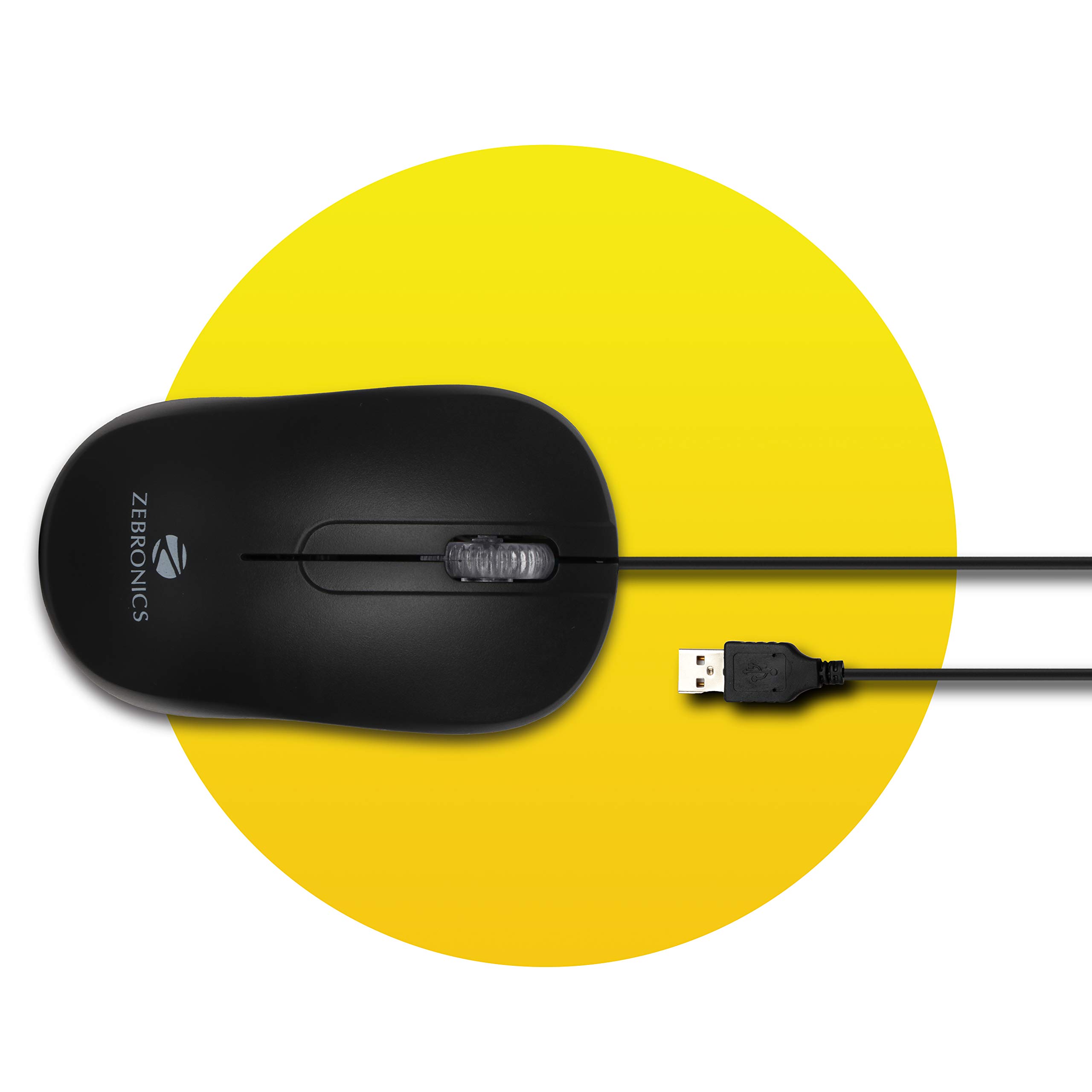 Buy Zebronics Zeb Sprint USB Optical Mouse That Comes with an Ergonomic ...