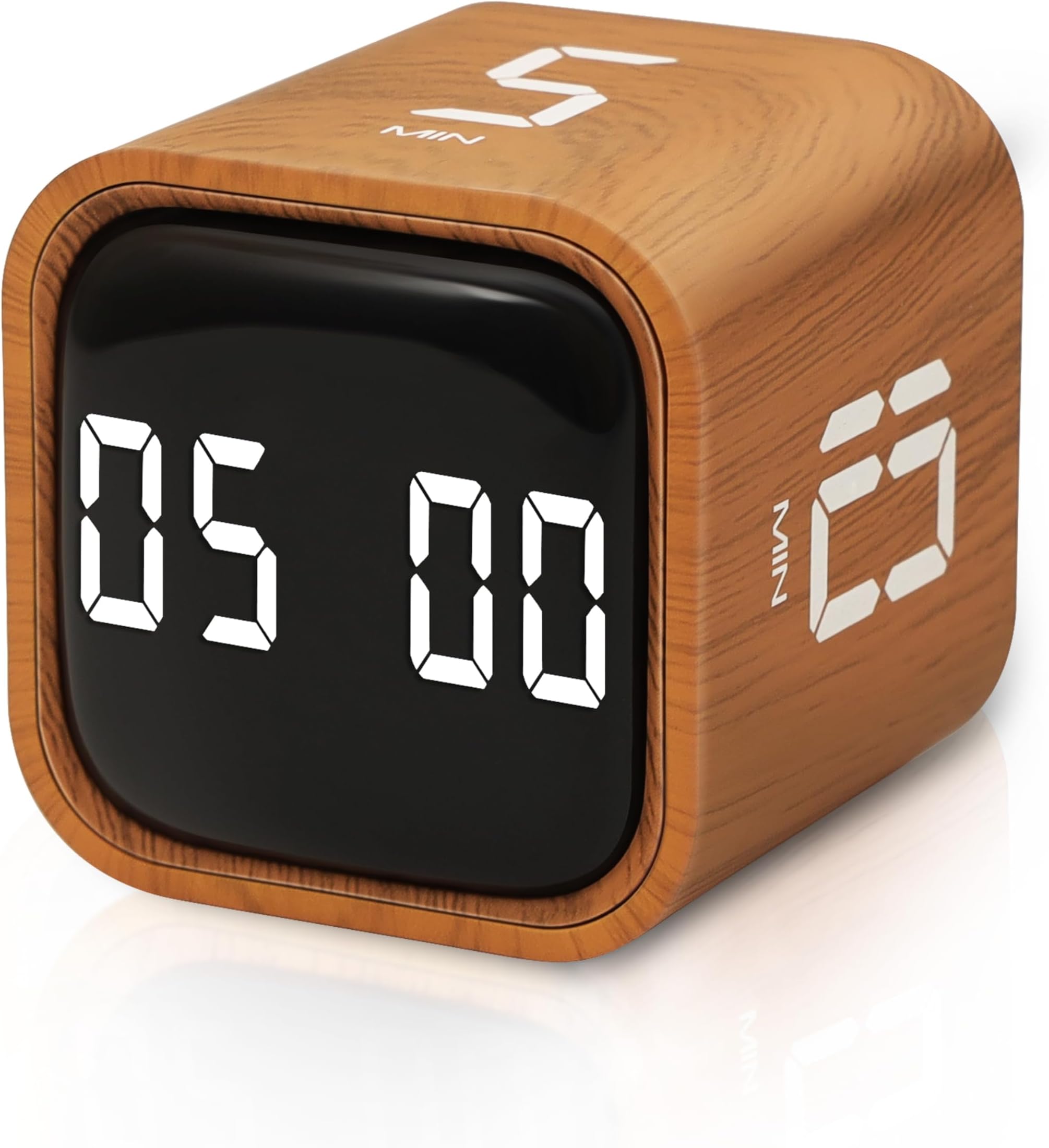 Amazon.com: Ticktime Pomodoro Productivity Timer Cube, Hexagon Flip Clock, Pause & Resume ...