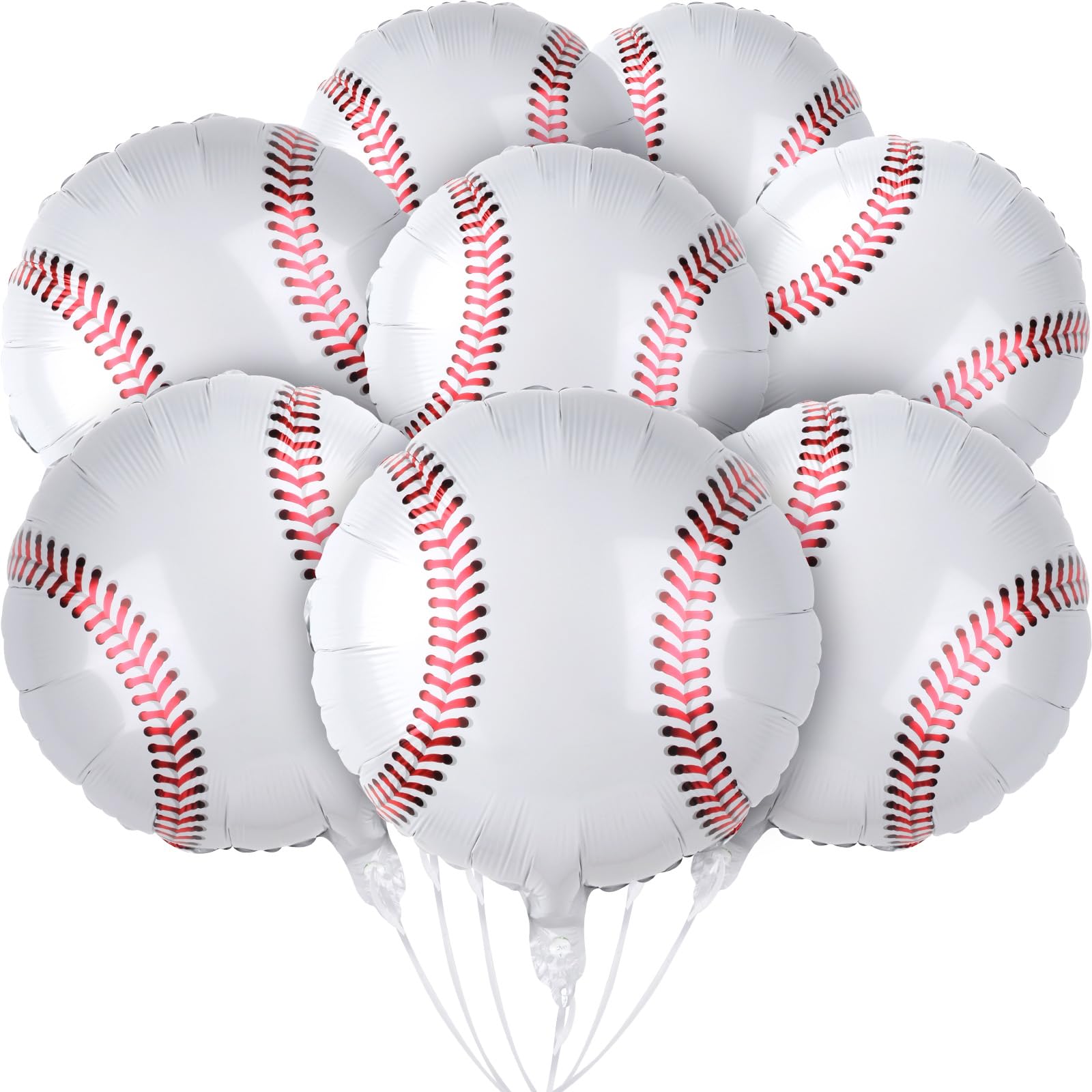 Amazon.com: Atiloy 8pcs Baseball Balloons Garland 18inch Large Foil ...