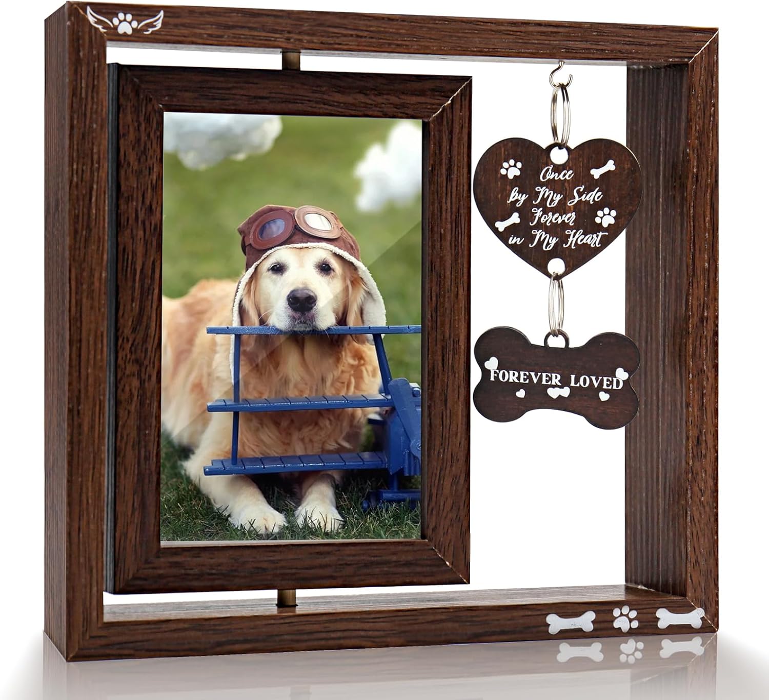 Amazon.com: ZCPTZ Dog Memorial Picture Frame Loss of Dog Sympathy Gift ...
