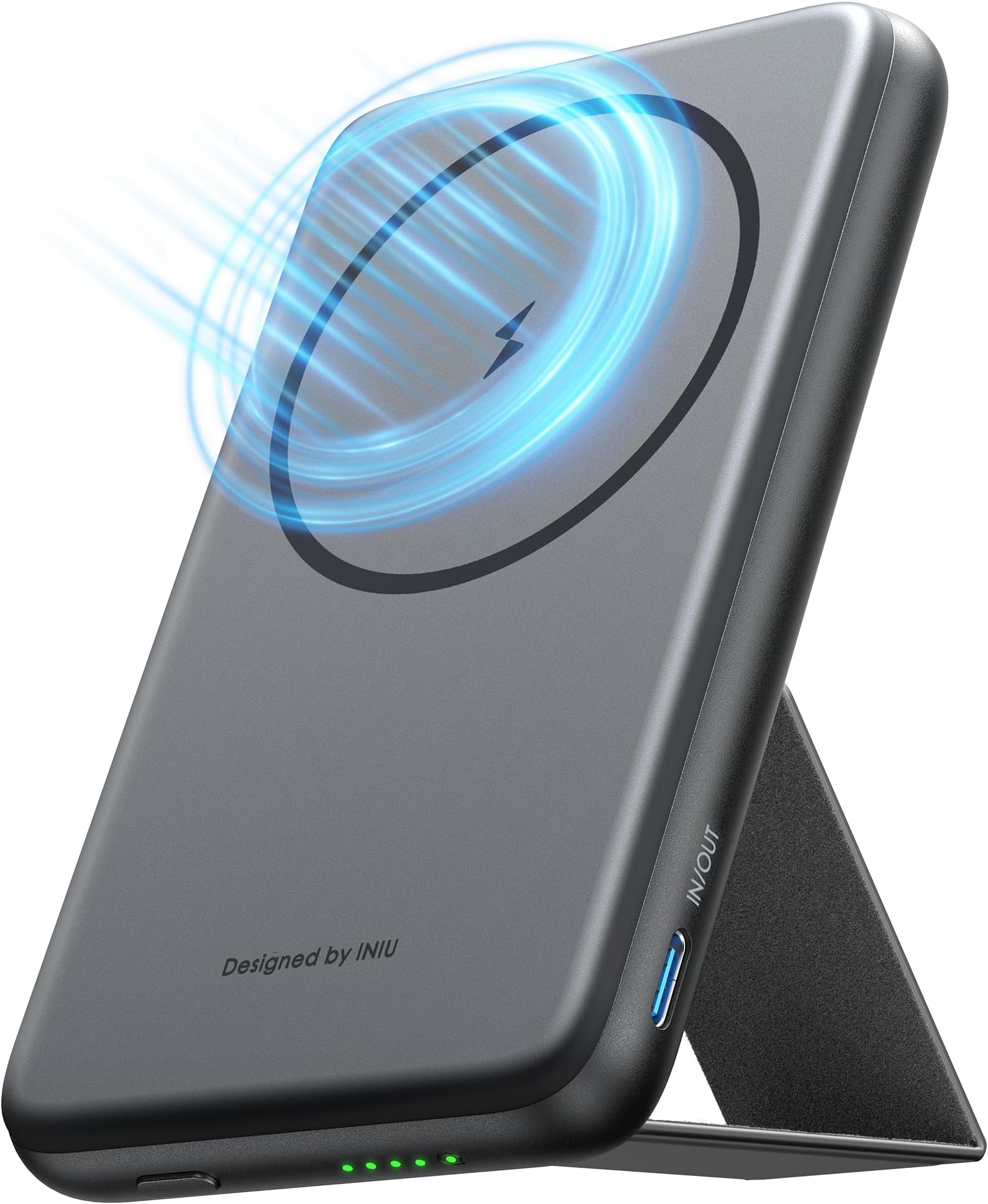 INIU 45W Power Bank, 20000mAh Klein Powerbank mit Integriertem USB-C ...