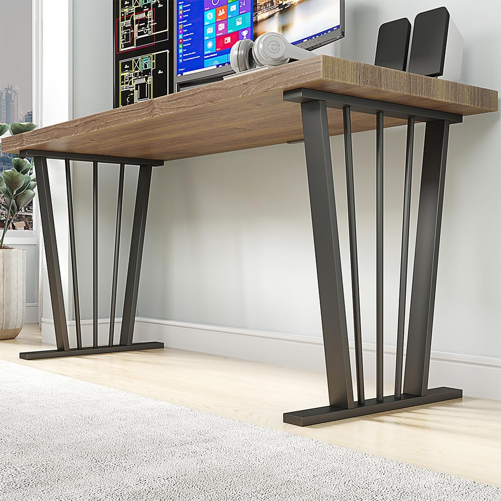 Amazon.com: FOREVEROU Table Legs 28" Hig Metal Desk Legs Set of 2 ...