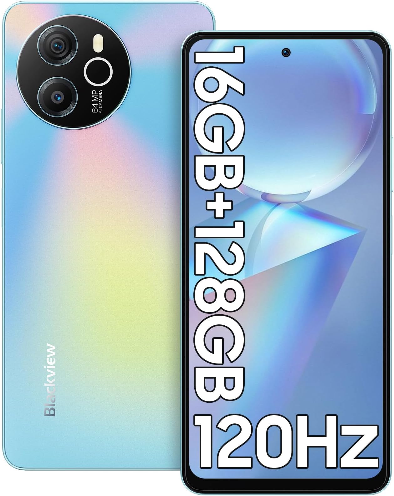 Amazon.com: NUU A25 AMOLED 120Hz 6.7" Phone for T-Mobile, ATT, Cricket ...