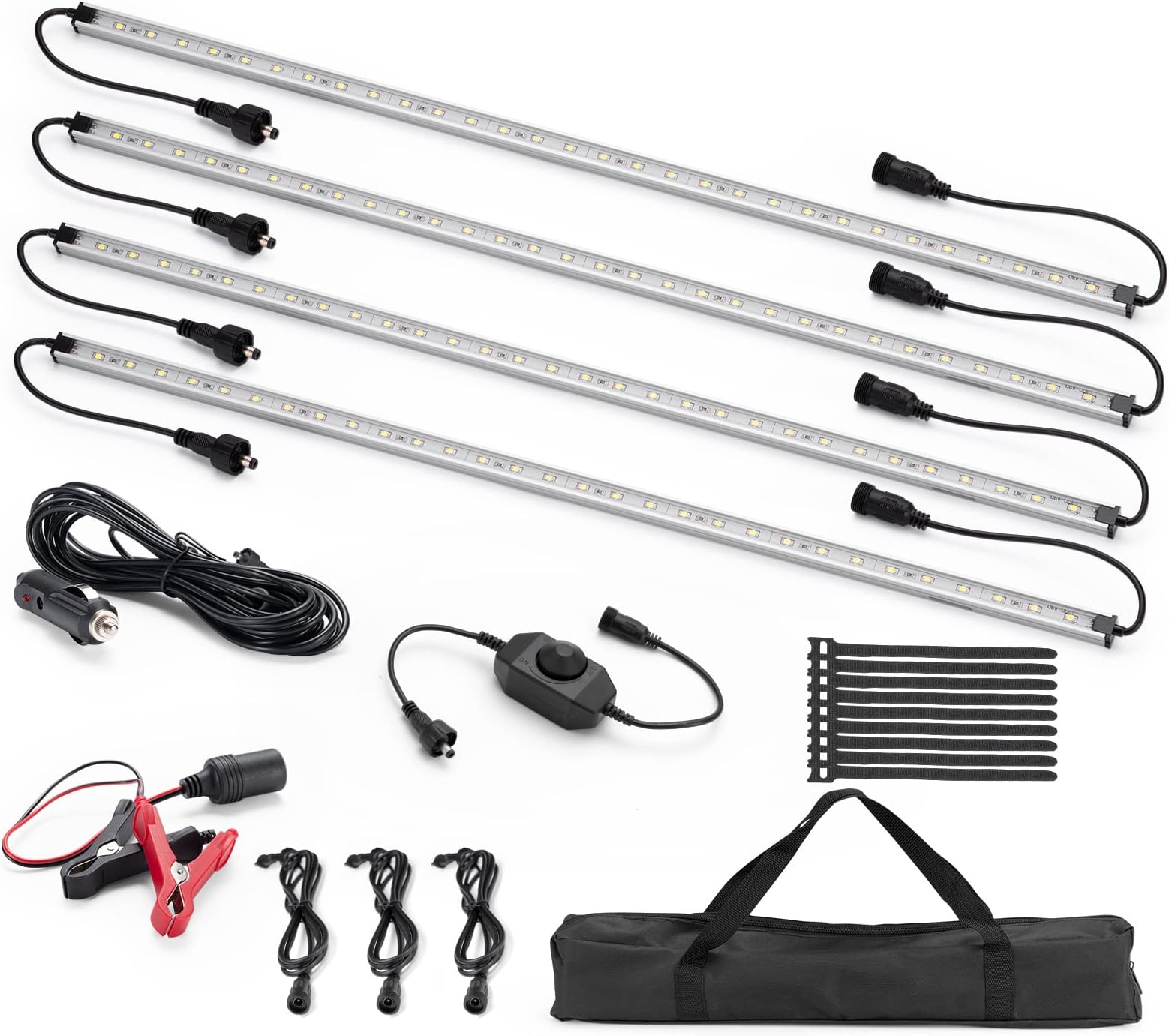 12V LED Interior Light Bar,20 Inch RV Strip Light Fixtures with ON/Off ...