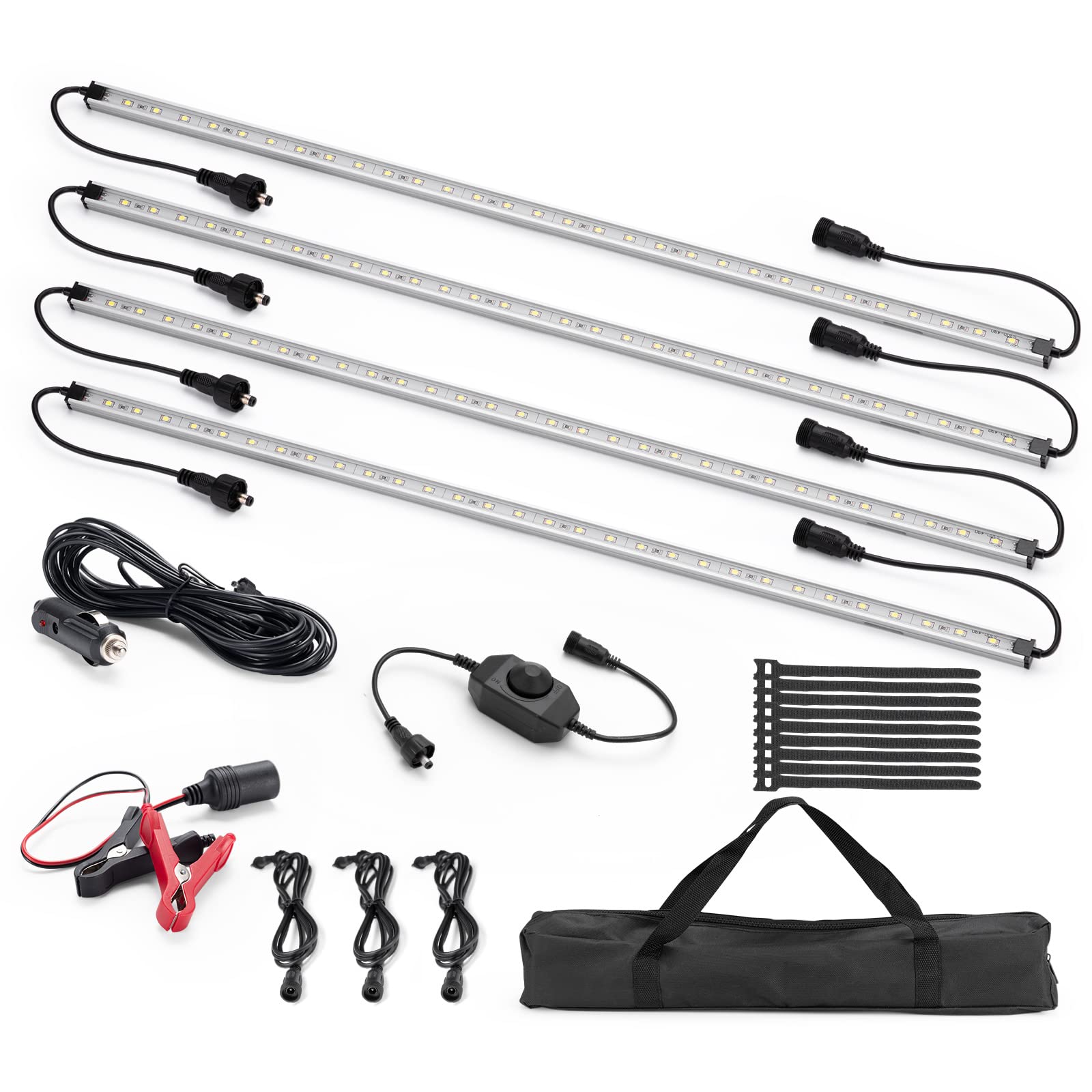 12V LED Interior Light Bar,20 Inch RV Strip Light Fixtures with ON/Off ...