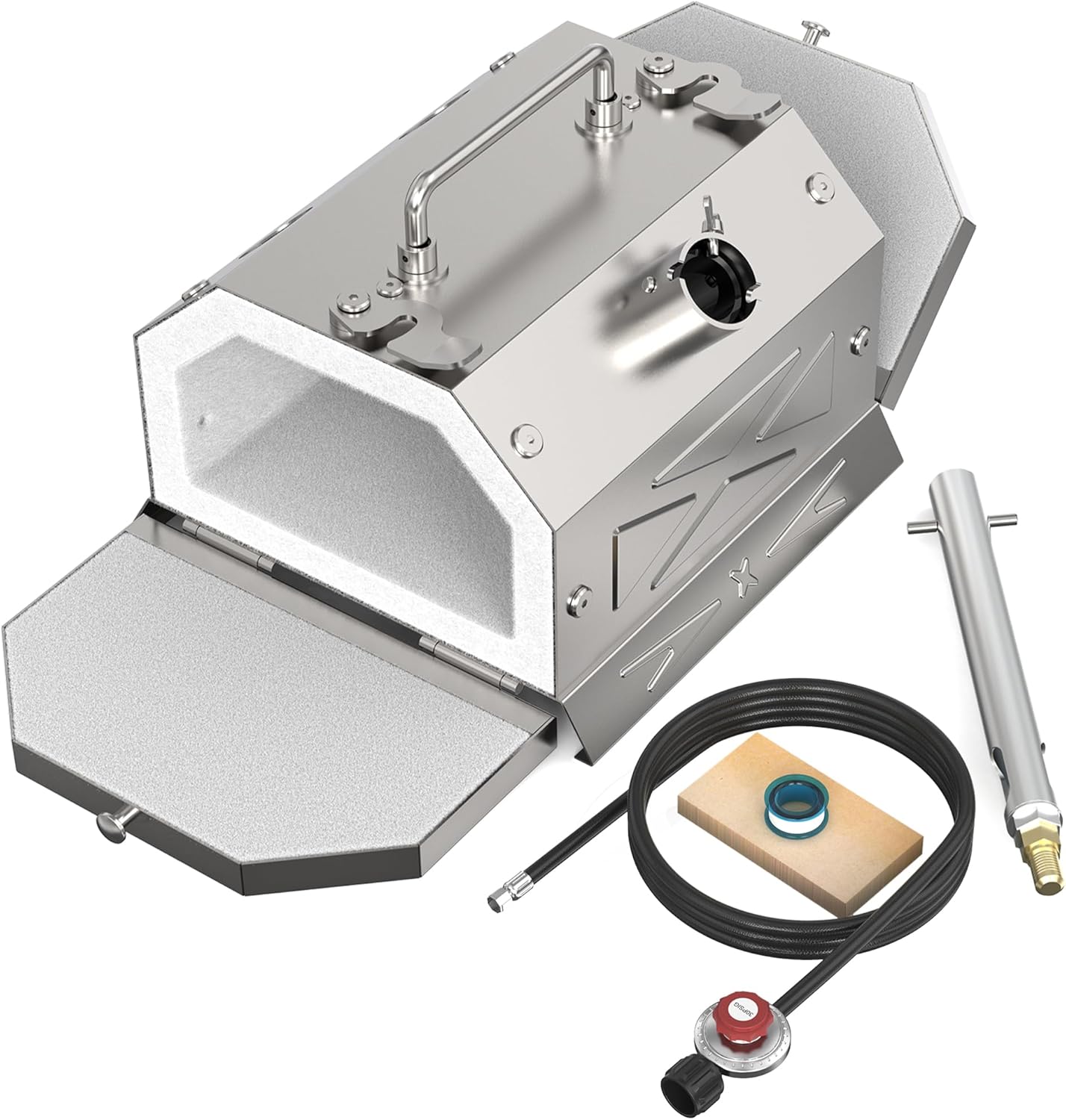 Nelyrho Portable Blacksmith Beginner Forge Kit With 30PSI Regulator ...