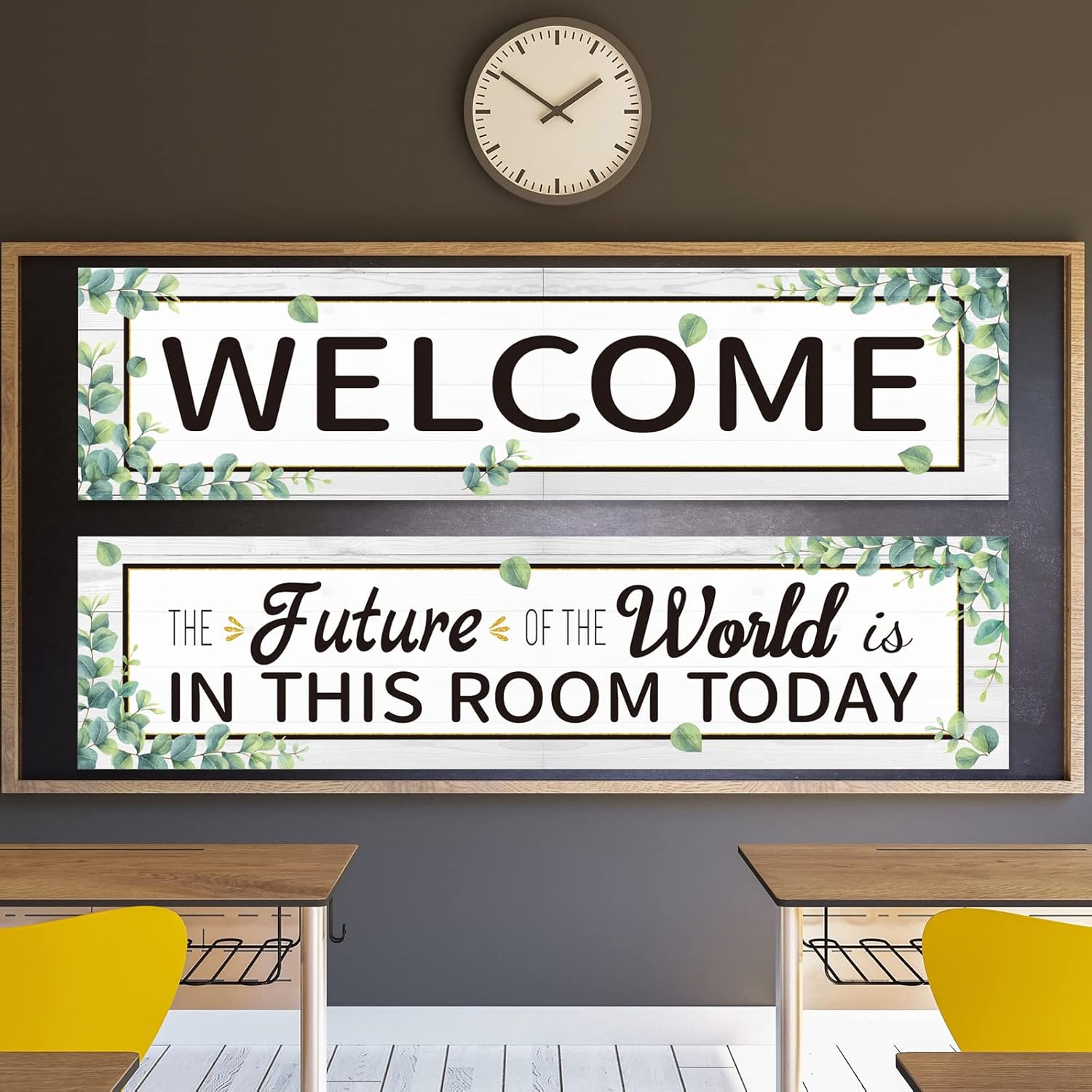 Eucalyptus Classroom Decorations Classroom Welcome Banner and Poster ...