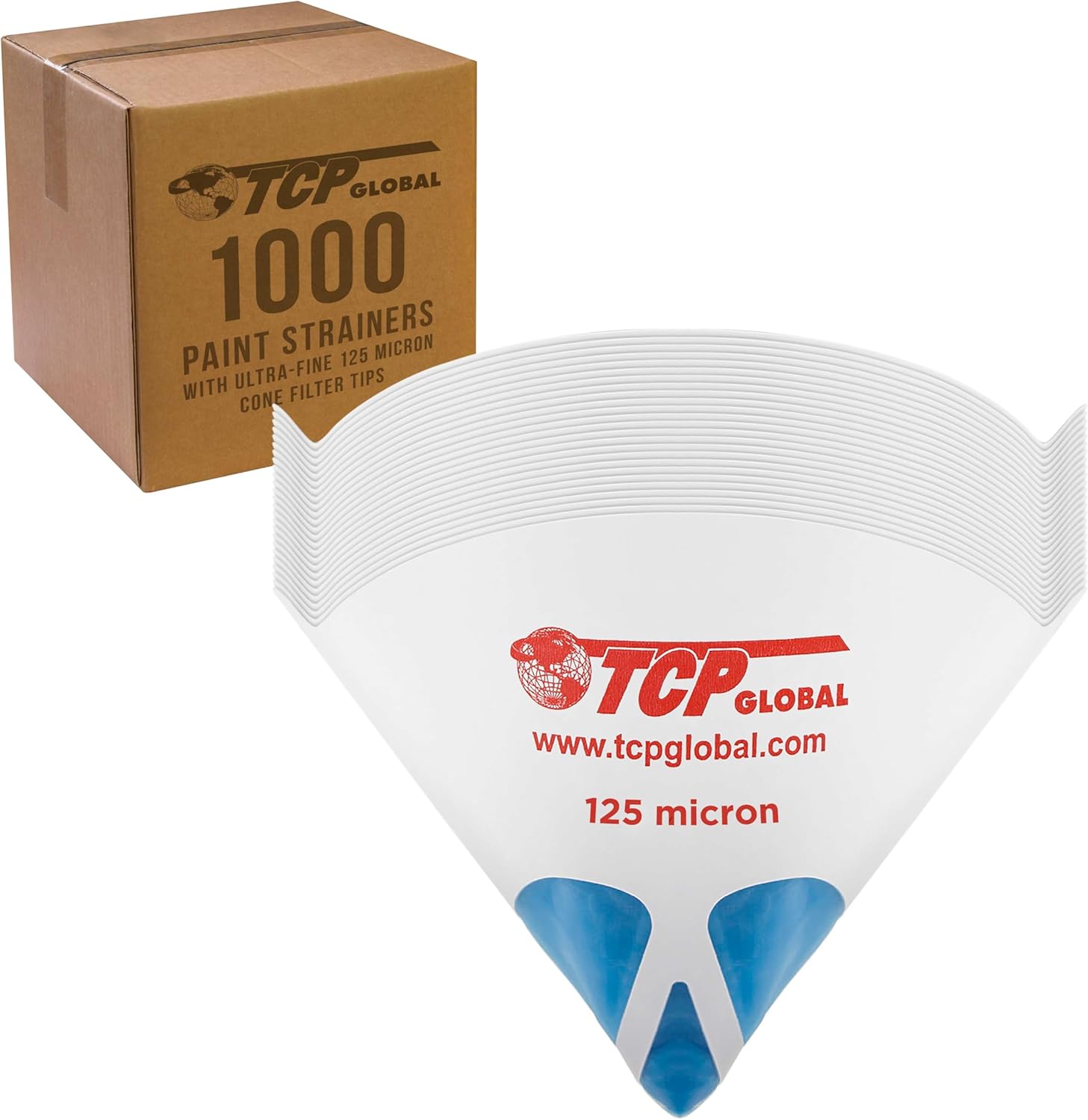 Amazon.com: TCP Global - 125 Micron Filter Tips Ultra-Fine Paint ...