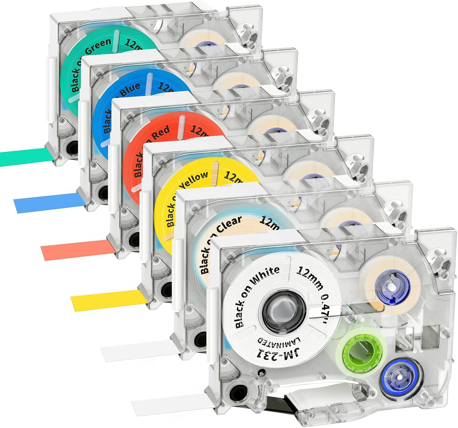 Amazon.com: Labelife 6-Pack Replacement for Brother P Touch TZe Label ...