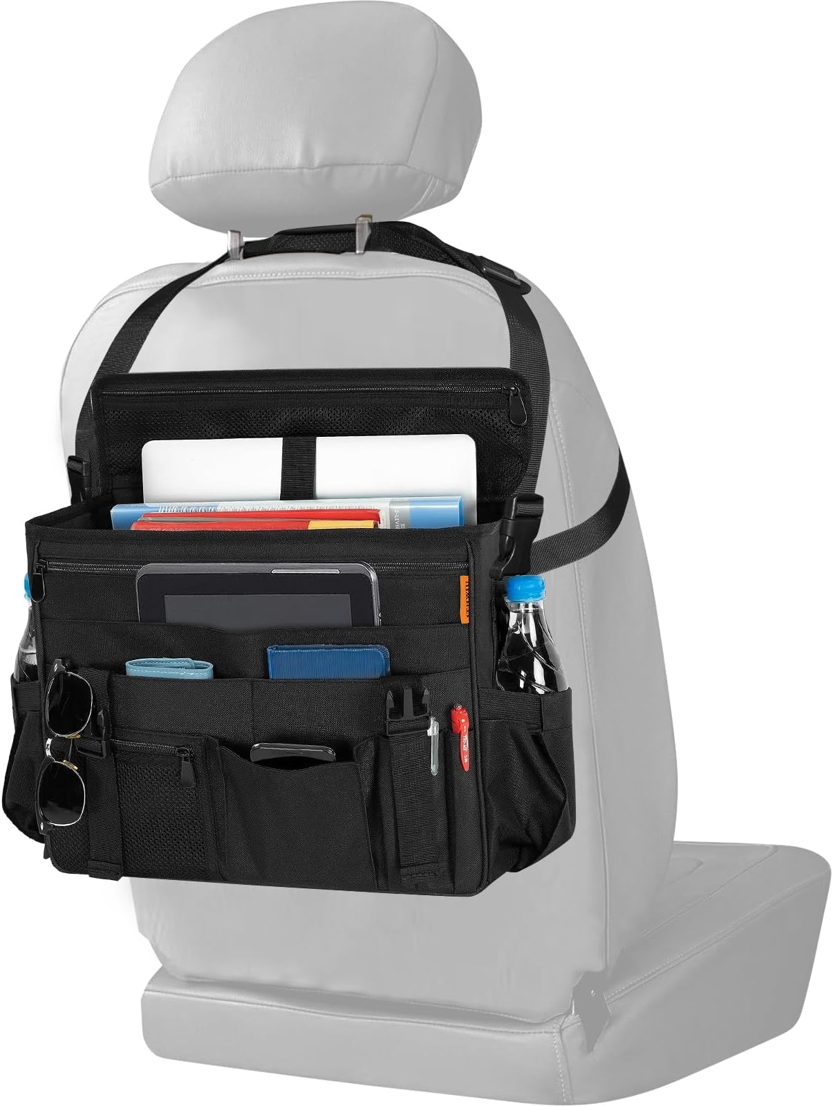 Amazon.com: Elantrip Car Front Seat Organizer, Back Seat Storage with ...