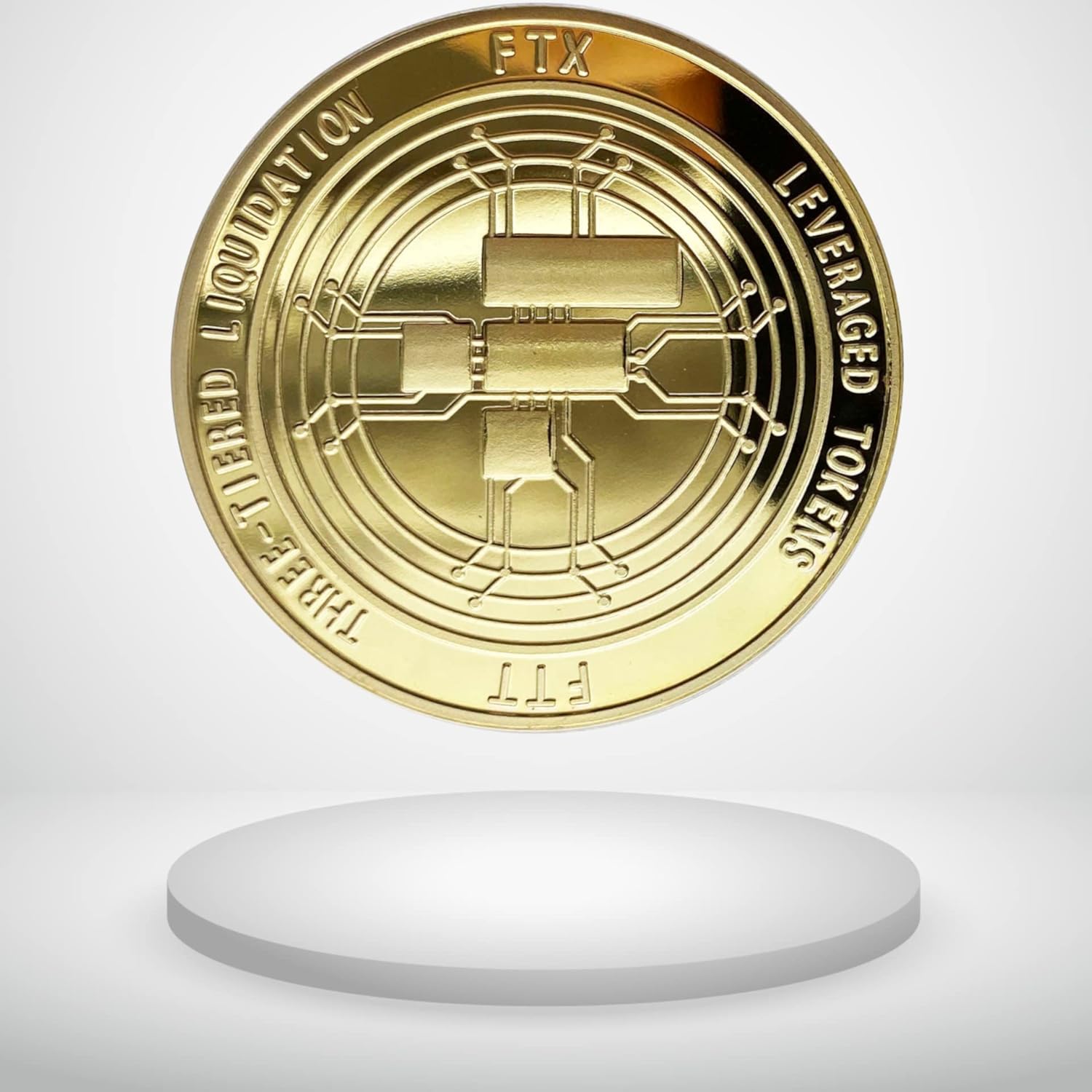 Amazon.com: FTX | FTT (18k Gold 2022 Edition) | Physical Crypto Coins ...